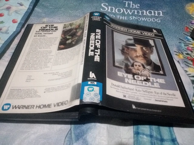 EYE OF THE Needle Dutch VHS Big Box Sutherland Warner English sound ...