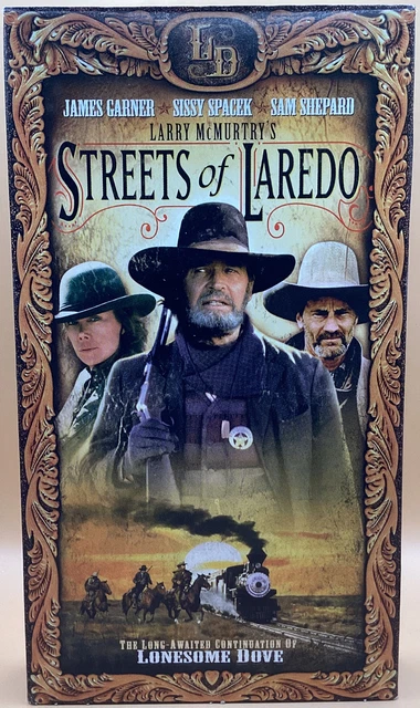 STREETS OF LAREDO VHS 1995 James Garner Sissy Spacek **Buy 2 Get 1 Free ...