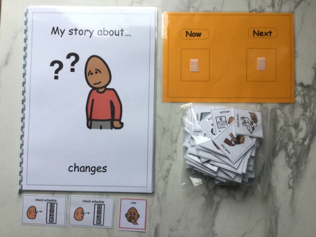 PECS BOARDMAKER AUTISM Now/Next Sheet with 70 cards and transitions ...