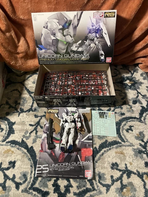 BANDAI HOBBY GUNDAM UC Unicorn Gundam Real Grade RG 1/144 Model Kit ...