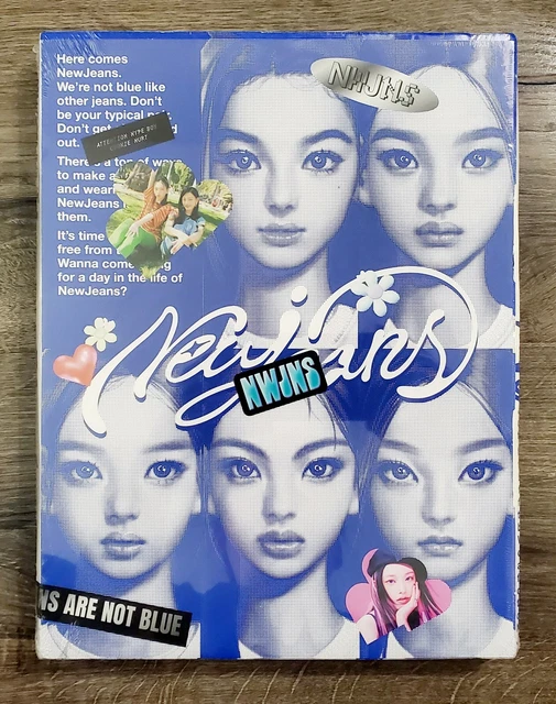 NEWJEANS 1ST EP Album 'New Jeans' [BLUEBOOK Version] CD+LogBook+PBook ...