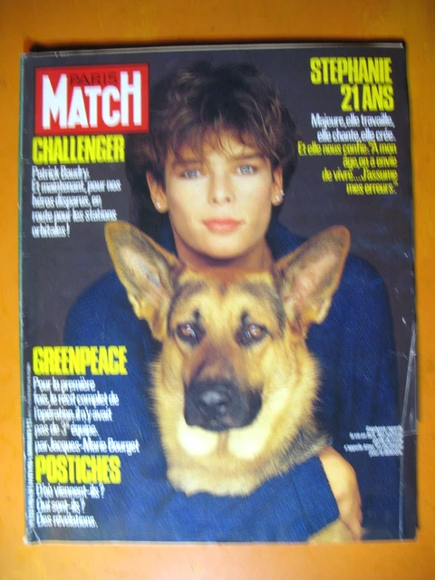 PARIS MATCH N° 1916 du 14/02/1986- Stéphanie 21 ans. Challenger ...