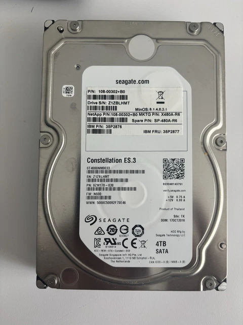 DISQUE DUR SATA 4To 3.5 EUR 50,00 - PicClick FR