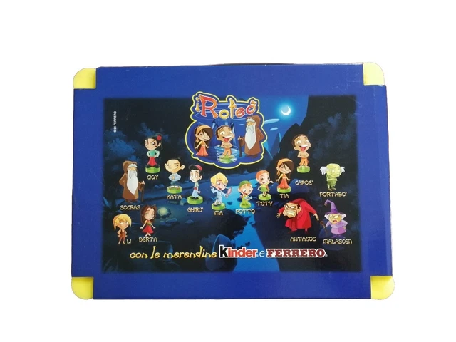 DIORAMA I ROTEÒ COMPLETA KINDER e FERRERO 2004 CONFEZIONE SCATOLA ...