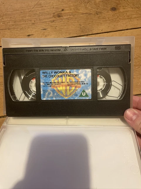 WILLY WONKA & The Chocolate Factory VHS/PAL Video Retro, rating U £6.99 ...