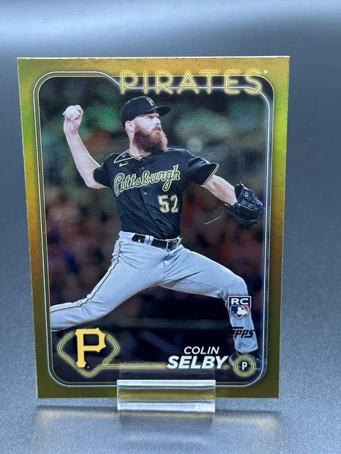 COLIN SELBY 2024 Topps Series 2 Lamina d'oro Pittsburgh Pirates Rookie ...