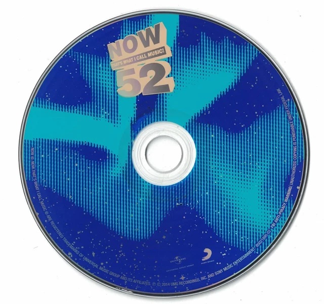 CD NOW THAT'S What I Call Music 52 Various Artists 2014 nettoyé ...