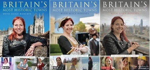 BRITAIN'S MOST HISTORIC Towns Series 1 2 3 6xDiscs Season Britains New R2 DVD EUR 57,88 ...
