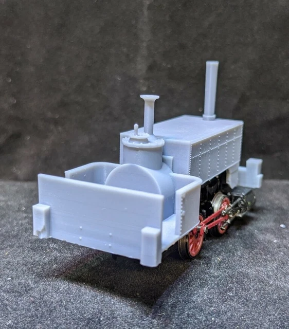 OO / 1:76 / 4mm Neilson Box Tank Body For Hornby's Peckett W4 Chassis £ ...