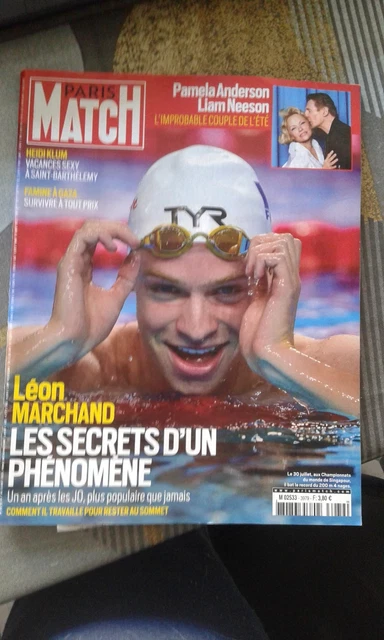 REVUE*PARIS MATCH*LEON MARCHAND/PAMELA Anderson/Liam Neeson EUR 6,99 ...