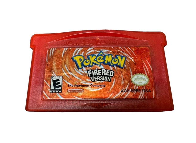 POKÉMON: FIRERED VERSION (Game Boy Advance, 2006) TESTED, WORKS ...