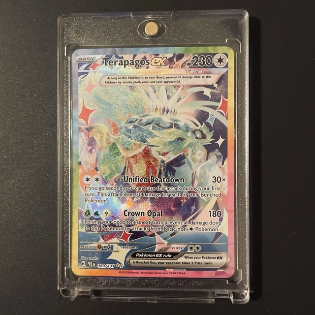 POKÉMON TCG: PRISMATIC Evolutions – Terapagos ex 169/131 (Secret Rare ...