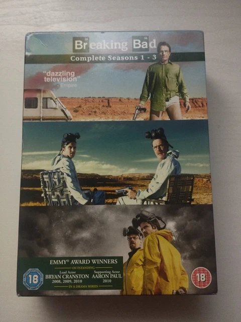 BREAKING BAD THE Complete Seasons 1-2-3 2012 Sony - DVD Ingles EUR 36 ...