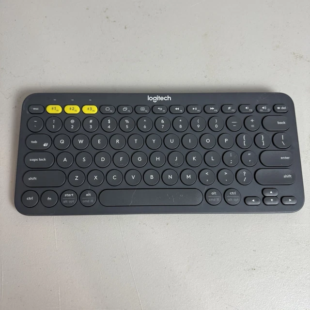 LOGITECH Y-R0056 MULTI-DEVICE Bluetooth Keyboard K380 Tested $23.76 ...