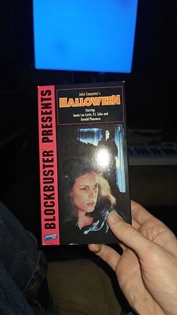 JOHN CARPENTER'S HALLOWEEN (VHS, 1978/1995) *Blockbuster Exclusive Release* £14.81 - PicClick UK
