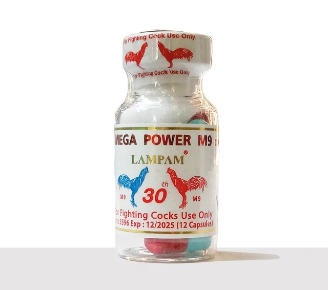 MEGA POWER M9 Capsules Rooster Energy Vitamin Strong Faster With ...