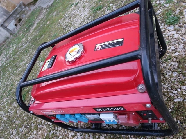 GROUPE ÉLECTROGÈNE/ GÉNÉRATEUR de secours MUNICH TOOLS MT8500W essence 6,5CV EUR 300,00 ...