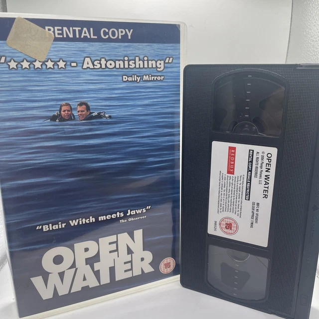 OPEN WATER - Big Box Vhs Ex-Rental - Horror Thriller Killer Sharks ...