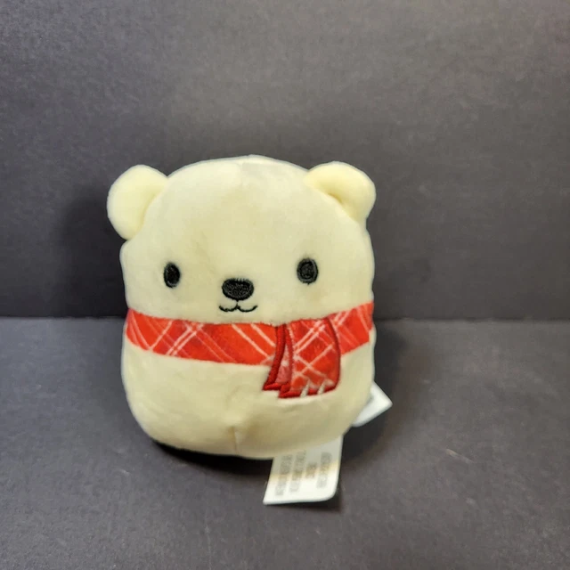 BROOKE THE POLAR Bear Plush With Red Scarf Squishmallow 5 inch Stuffed ...