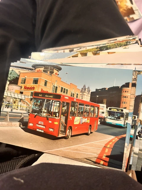 CLASSIC BUS PHOTO Volvo B6 GTL Glenvale Transport Liverpool L411 JBD £0 ...