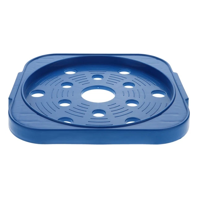 GAS TANK BASE Plate Cylinder Stand with Casters Mobile Tray Wheels £21. ...