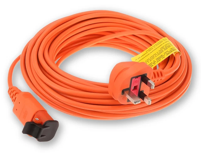 POWER CABLE FOR BOSCH ROTAK Lawnmower 370 40 43 430 Ergoflex 15m Mains ...