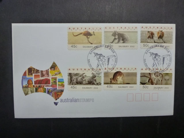 AUSTRALIA 2002 SAILSBURY Stamp Fair Set 6 Cps Stamp Exhibition Cover ...