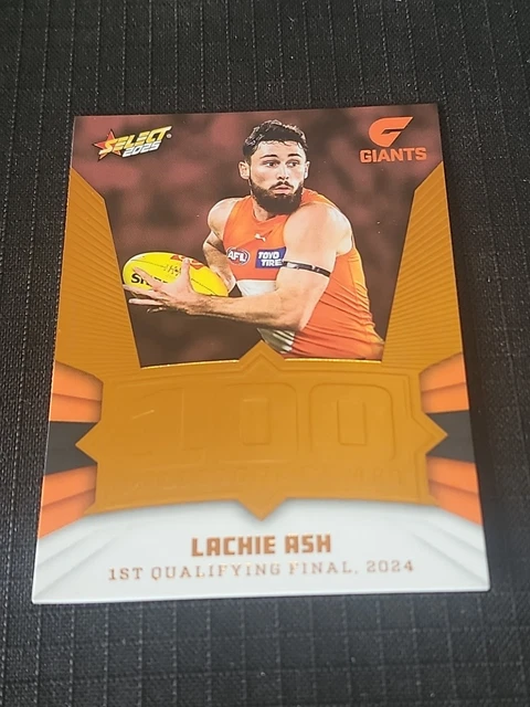 2025 AFL SELECT Footy Stars Milestone Games GWS Giants Lachie Ash $1.50 ...