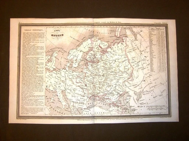 CARTA GEOGRAFICA MAPPA Dufour del 1840 Impero di Russia - Empire of ... CARTA GEOGRAFICA MAPPA Dufour del 1840 Impero di Russia - Empire of ...