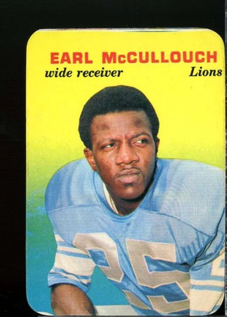 CARTE EARL MCCULLOUCH 1970 Topps inserts brillants #8 EUR 11,20 ...