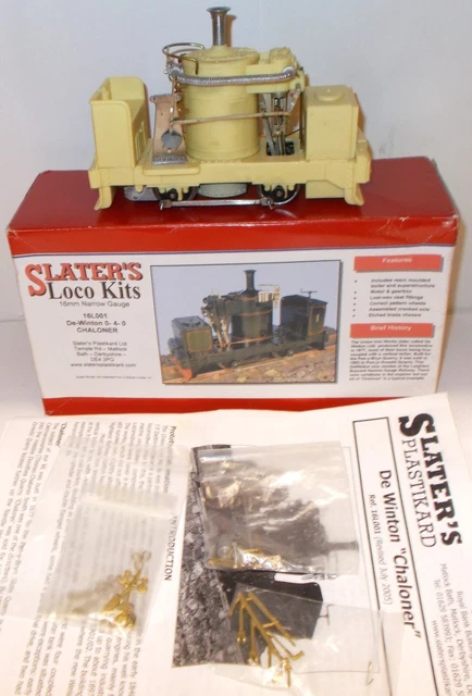 SLATERS - DE-WINTON 0-4-0 Quarry Loco (Part Built) - (SM-32/16mm Narrow ...