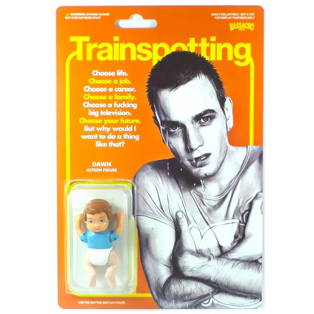 TRAINSPOTTING BOOTLEG ACTION Figure Danny Boyle tarantino no dvd blu ...
