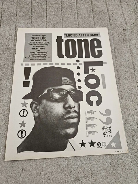 FRAMED MAGAZINE ADVERT 12X9" Tone Loc : Loc'ed After Dark £19.99 ...