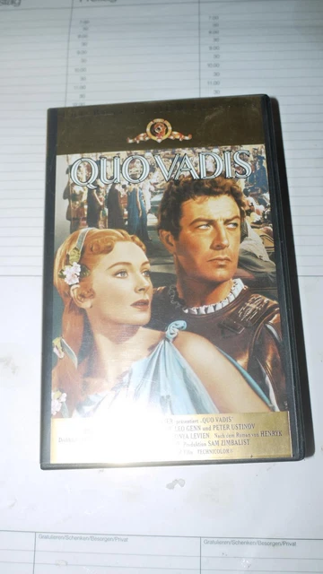 QUO VADIS MGM Classics VHS VIDEO Kassette EUR 1,00 - PicClick FR