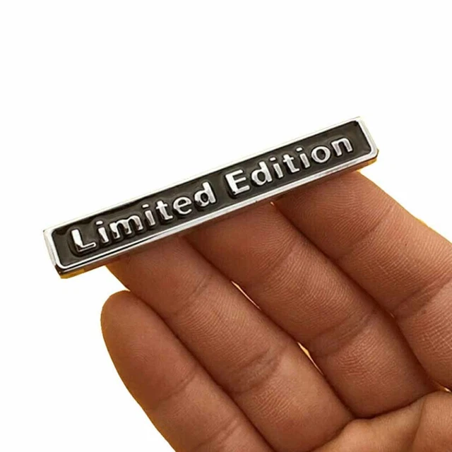 3D CAR STICKER Plating Metal LIMITED EDITION Logo Emblem Badge Decal ...
