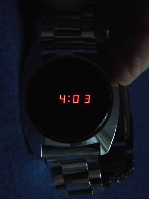TIMEX VINTAGE LED watch, Armbanduhr, 70er Jahre, 1970s, funktioniert ...