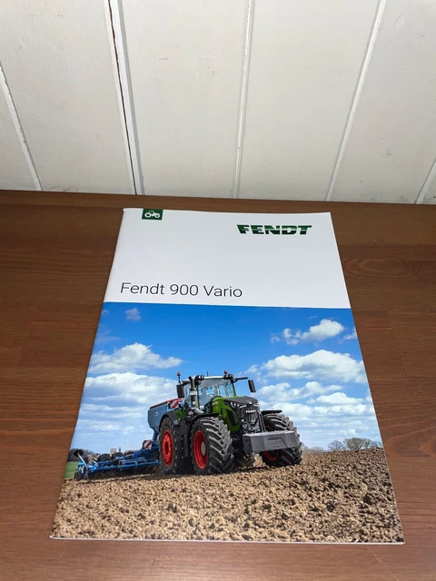 BROCHURE PROSPEKT PROSPECTUS TRACTEUR FENDT 900 VARIO tractor-traktor-john deere EUR 7,99 ...