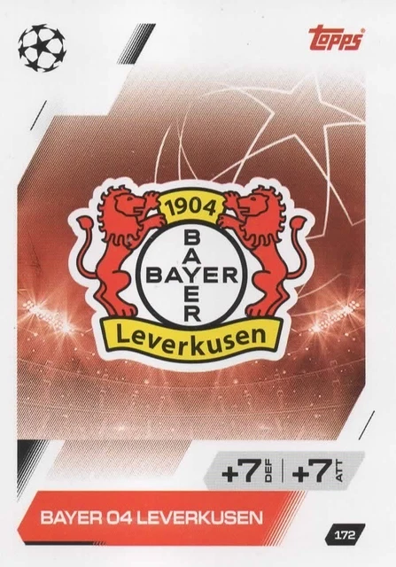 MATCH ATTAX CHAMPIONS League 2025/26 172 Team Badge Bayer 04 Leverkusen EUR 1,00 - PicClick DE