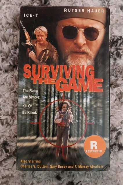 SURVIVING THE GAME VHS Tape Ice-T Rutger Hauer Gary Busey £3.67 ...