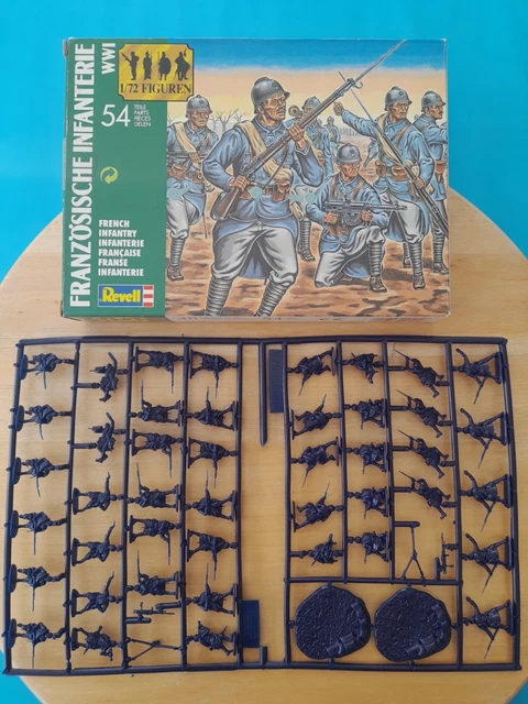 REVELL 1/72 WW1 FRENCH INFANTRY Figures set 02505 Boxed On Sprues £9.03 - PicClick UK