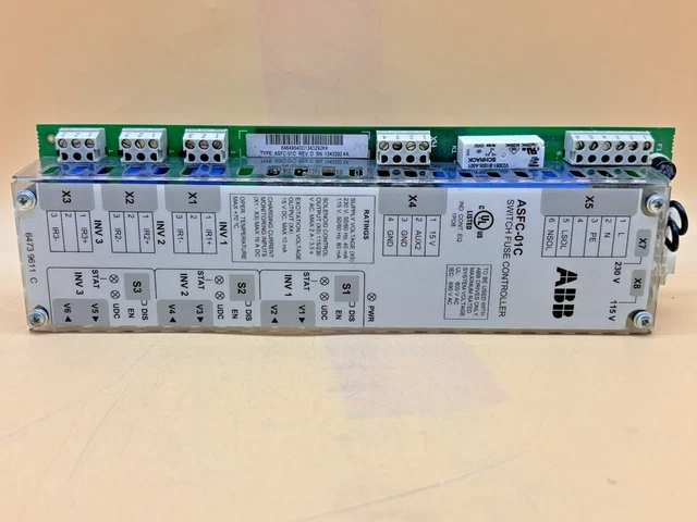 ABB ASFC-01C SWITCH Fuse Controller REV D EUR 398,08 - PicClick IT