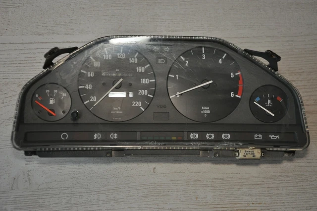 BMW E30 3-SERIES Factory Instrument Gauge Cluster Tach Speedo Cluster ...