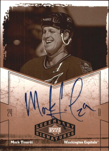2004-05 (CAPITALS) UD signatures légendaires autographes #MT Mark ...