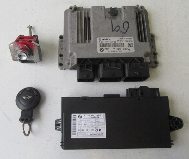 GENUINE MINI ECU + Lockset R56 LCI Cooper D 2012 N47 Diesel Manual ...