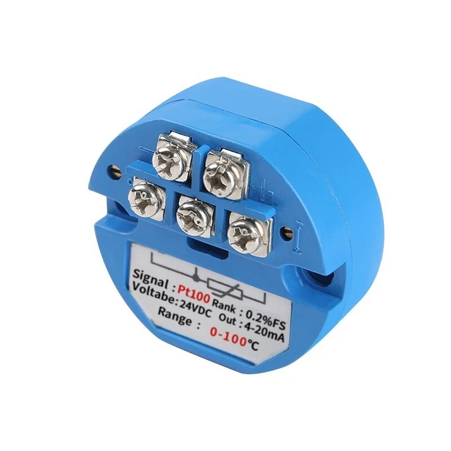 RTD PT100 TEMPERATURE transmitter 0 to 100 Celsius 0-10V output. O6P2 £12.04 - PicClick UK