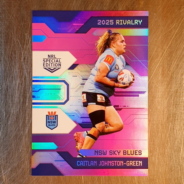 2025 NRL RIVALRY Pink Special Johnston-Green Card SPP14 #114/160 NSW ...