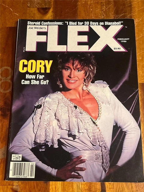 FLEX BODYBUILDING FEMALE muscle magazine CORY EVERSON 2-86 £5.86 ...