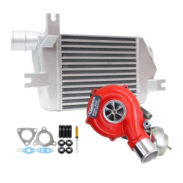 GEN1 HIGH FLOW Turbo+60mm Intercooler For Mitsubishi Triton MN 4D56 2 ...