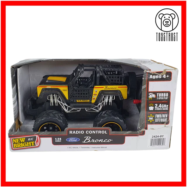 NEW BRIGHT RC Truck Ford Bronco 2424 Full Function Radio Control Car ...