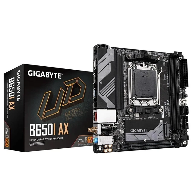 GIGABYTE B650I AX Socket Am5/B650/Ddr5/S-Ata 6Gb/S/Mini Itx £148.24 ...